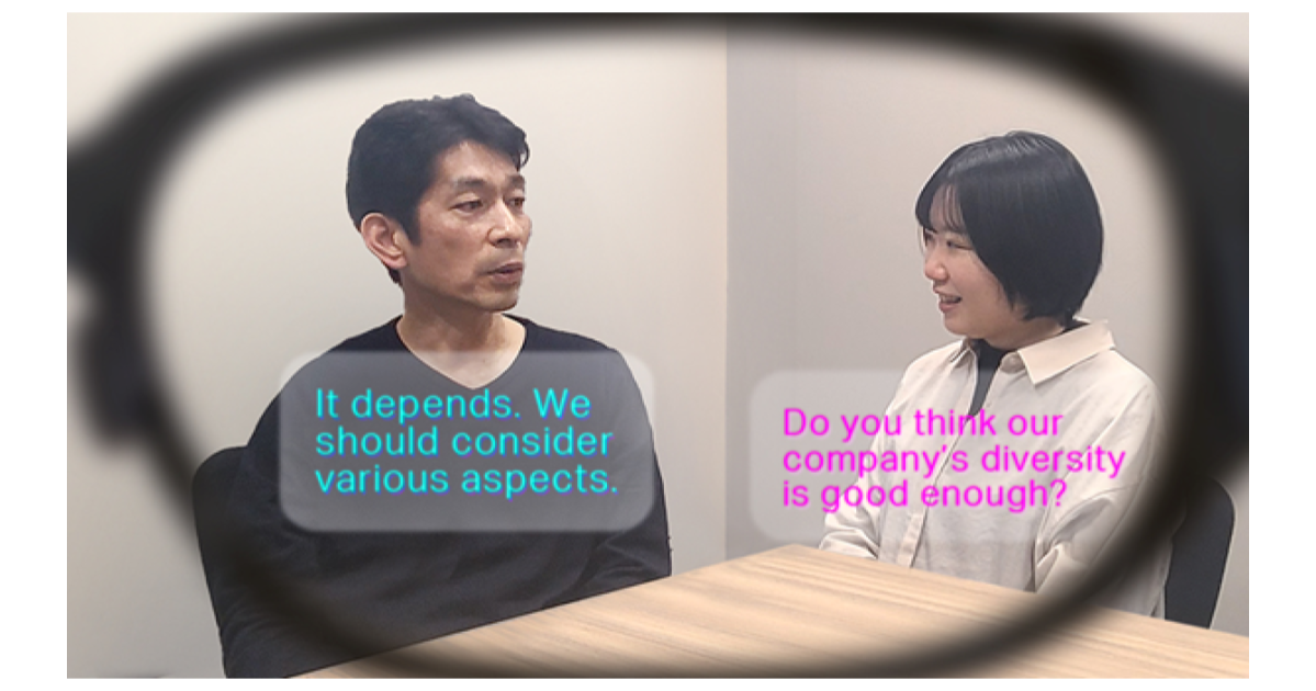 Introducing the concept of VUEVO smart glasses that visualize conversations using unique sound ...